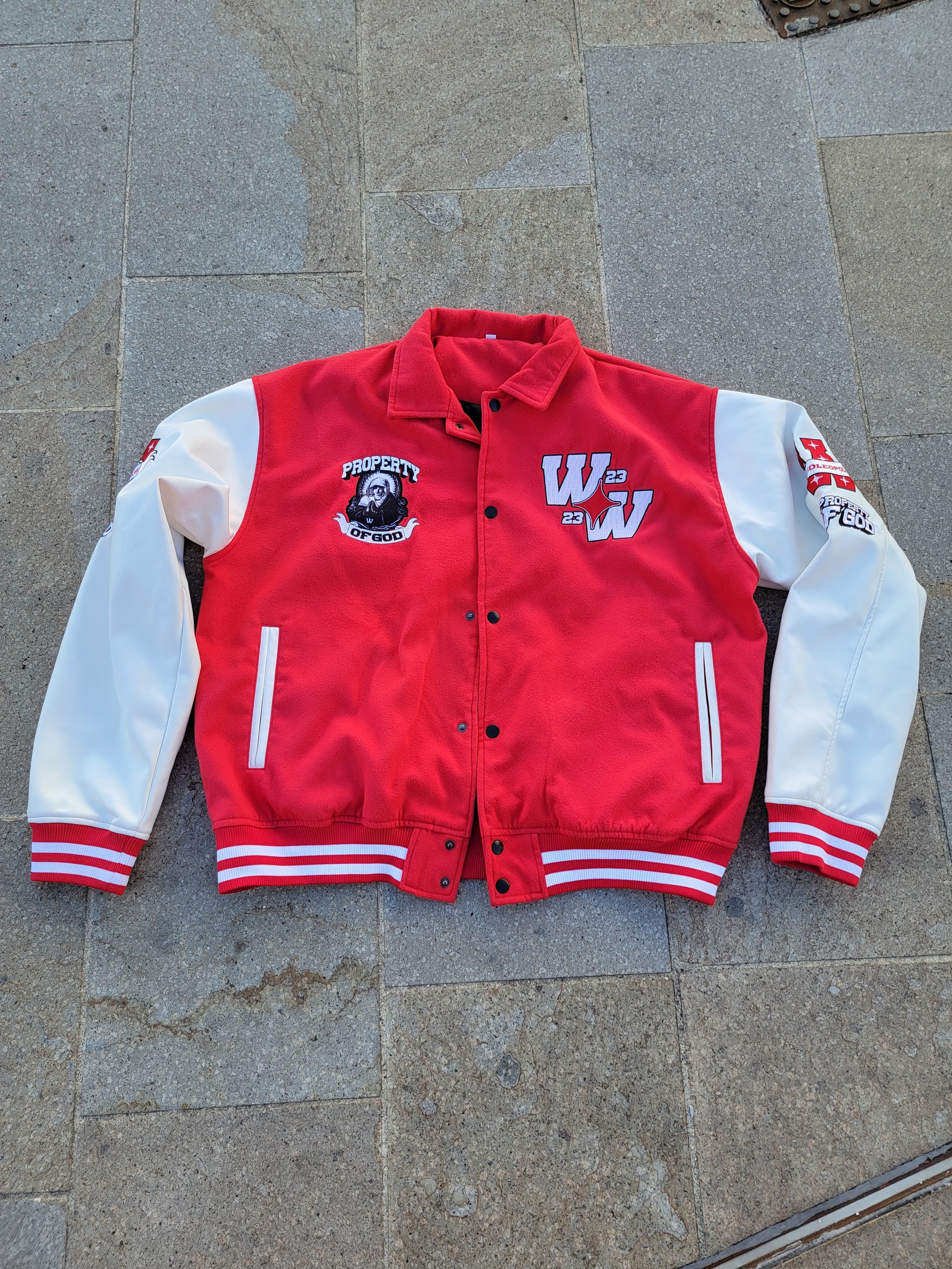 Angelic Attire Varsity Jacket – Wholeopolis